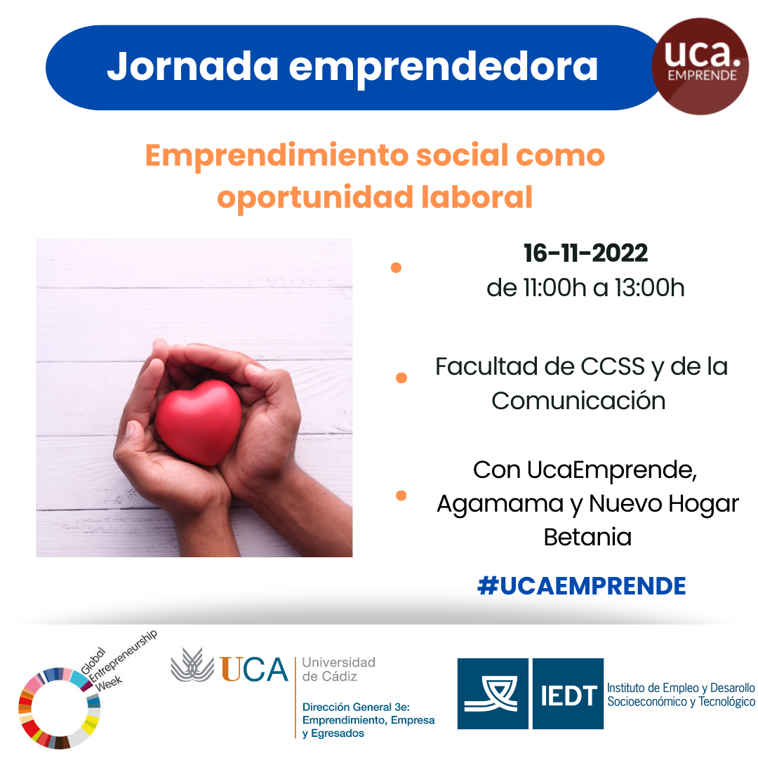 Jornada "Emprendimiento social como oportunidad laboral" - UCAEmprende